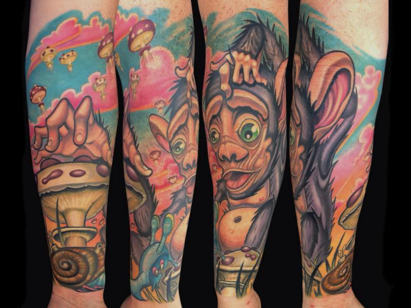 Monkey Sleeve by Jason Stephan: TattooNOW