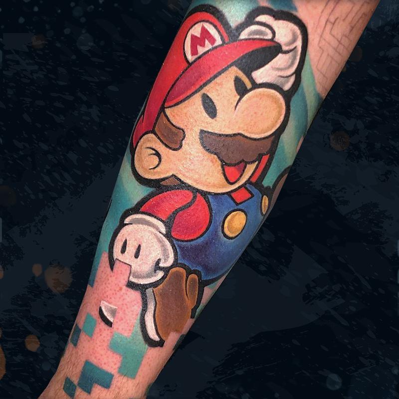 Mario by Jason Stephan: TattooNOW