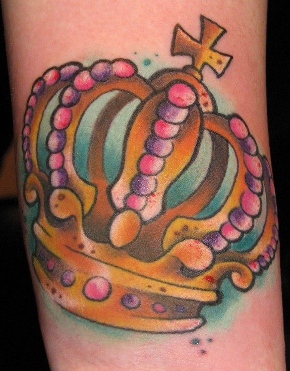 Traditional Tiara Tattoo