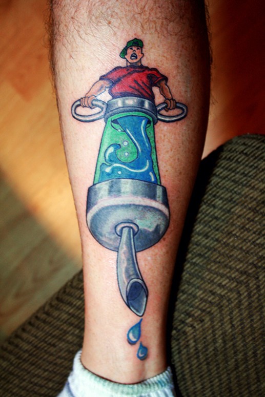 Syringe Tattoo Design