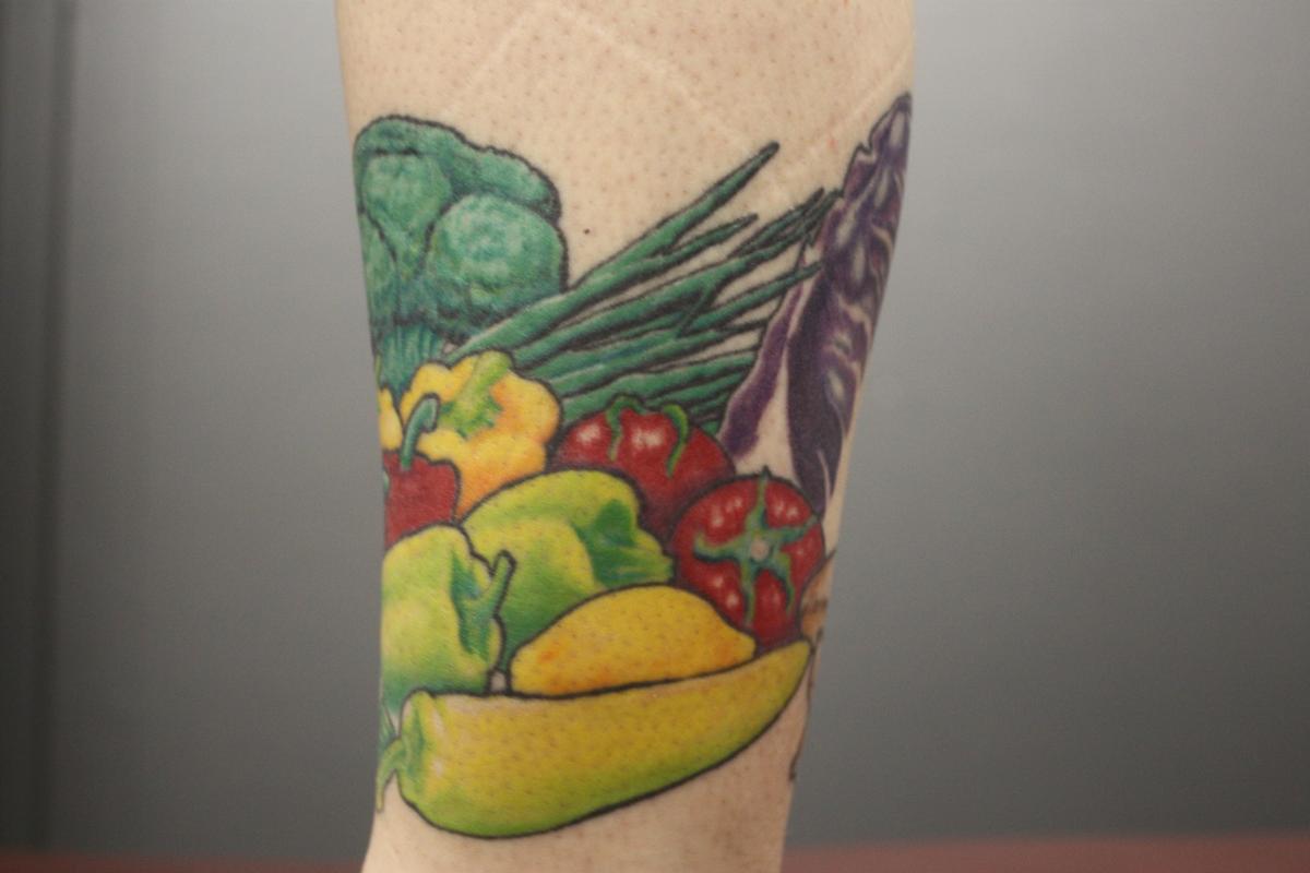 Vegetable Tattoo by Madison Ryan Casey: TattooNOW