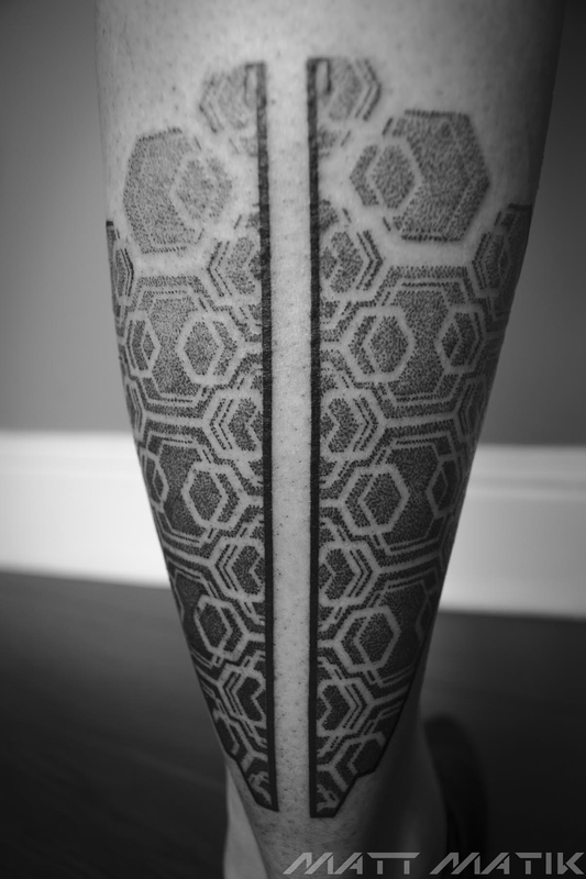 Geometric Blackwork by Matt Matik: TattooNOW