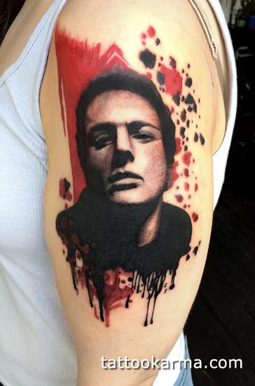 Joe Strummer tattoo by Micle Andersson: TattooNOW