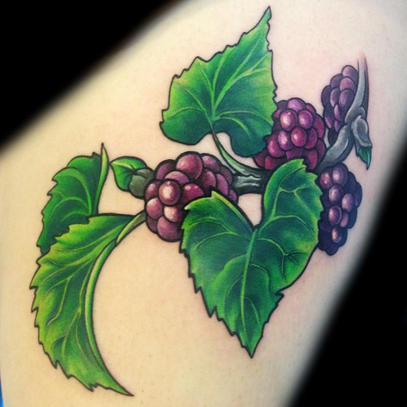 raspberry tattoo by Mathew Clarke: TattooNOW