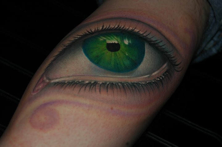 Realistic Eyeball Tattoo by Mike Toth: TattooNOW