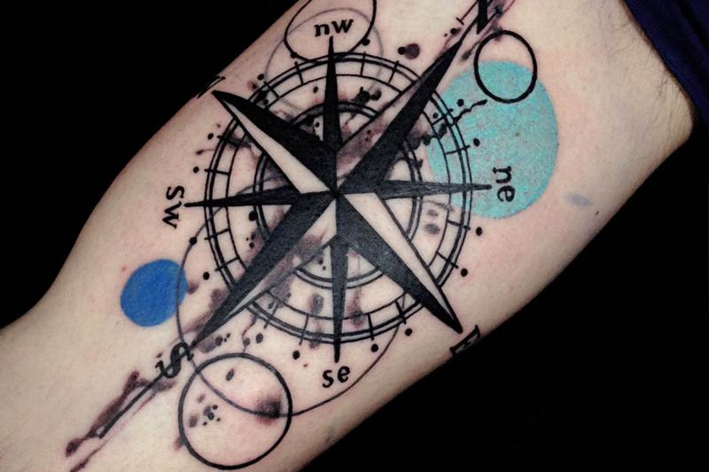 Nautical Compass Tattoo