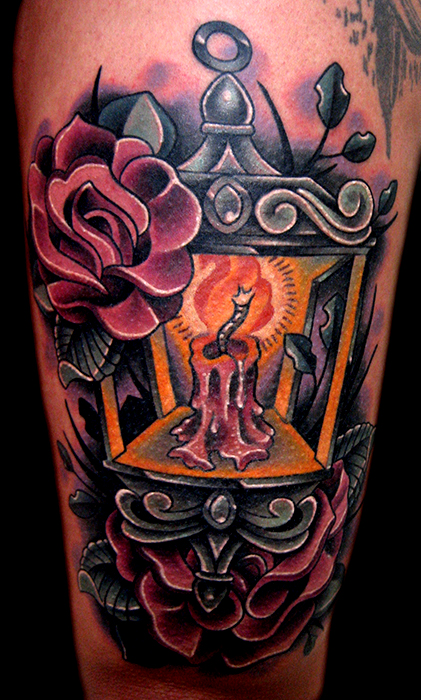 Red Lantern Symbol Tattoo