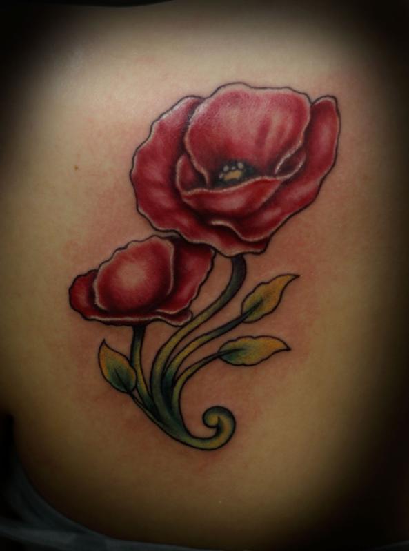 Popply Flower by Nathan Boon: TattooNOW