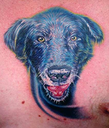 Black lab tattoo by Nikko Hurtado: TattooNOW