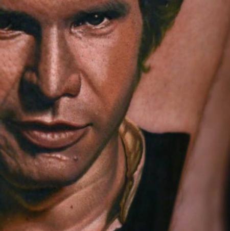 Han Solo Details by Nikko Hurtado: TattooNOW