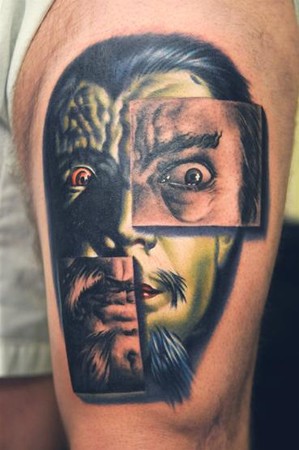 Bob Tyrrell and Nikko collaboration tattoo by Nikko Hurtado: TattooNOW