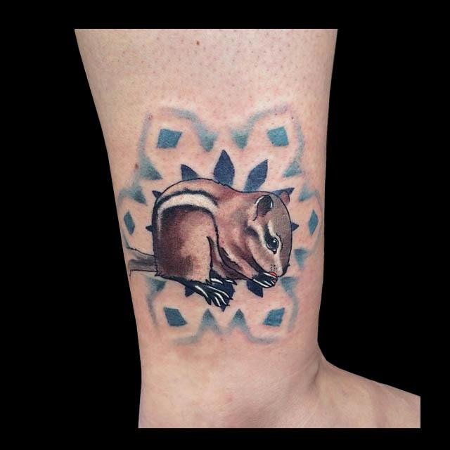 chipmunk by Daniel Adamczyk: TattooNOW