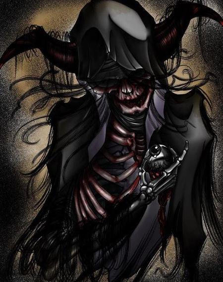 Al Perez hooded demon by Al Perez: TattooNOW