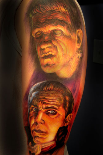 Classic Horror Tattoo