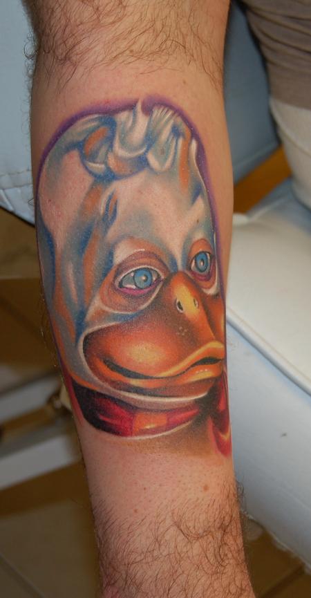 Howard the duck by Poch Tattoos: TattooNOW