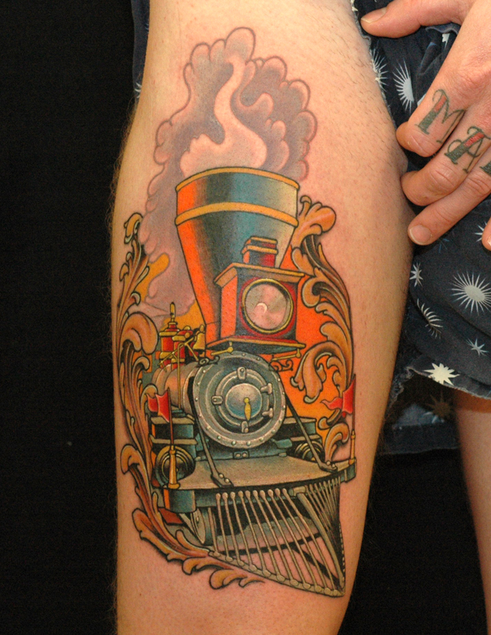 Steampunk Engine Tattoo