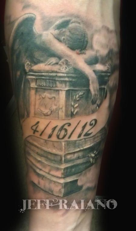 angel of grief by Jeff Raiano: TattooNOW