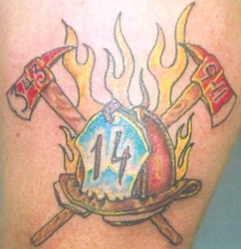 Fire department tattoos - Bronctattooaus.com