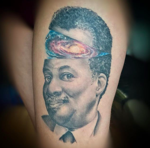 neil degrasse tyson portrait by Robert Casper: TattooNOW