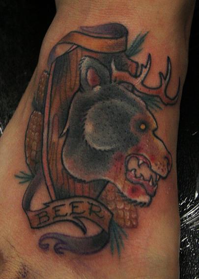 Bear Jew Tattoo