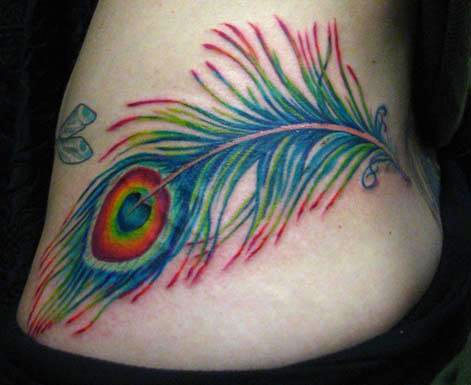 Peacock Feather Tattoo by Jeff Croci: TattooNOW