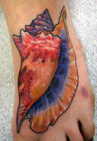 Seashell Tattoo by Jeff Croci: TattooNOW