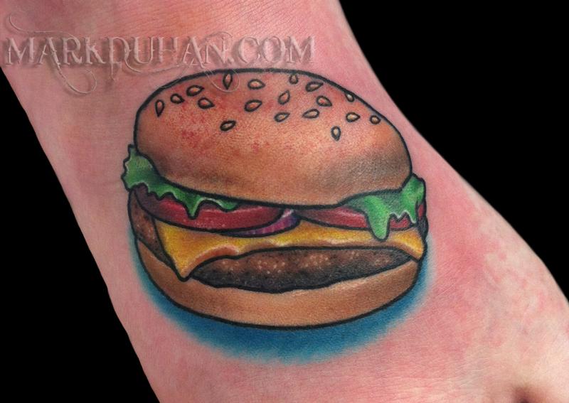CHEESEBURGER by Mark Duhan: TattooNOW