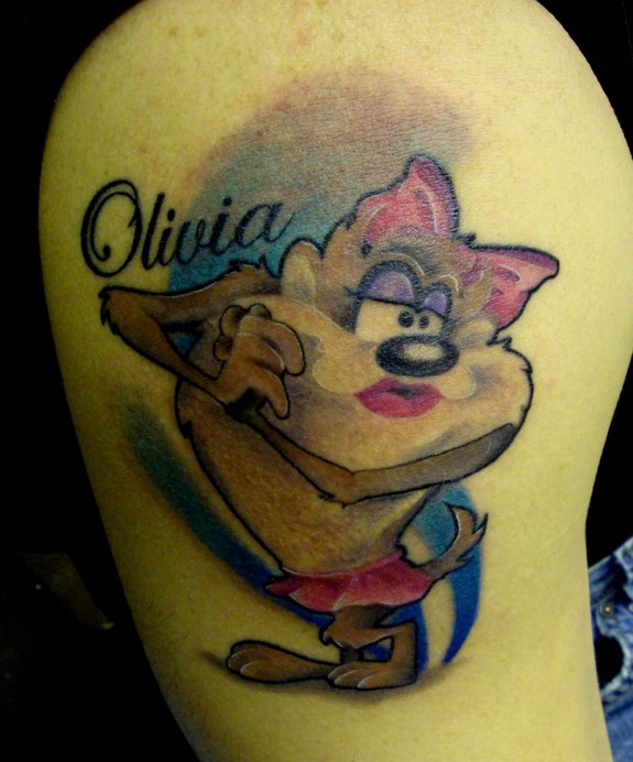 girl Taz by Jessica V: TattooNOW