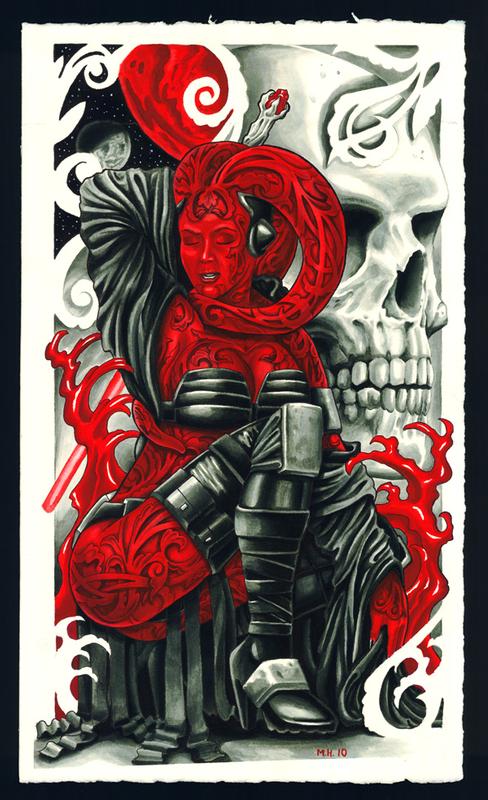 Darth Talon, star wars legacy by Mathew Hays: TattooNOW