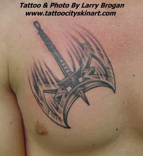Axe to grind by Larry Brogan: TattooNOW