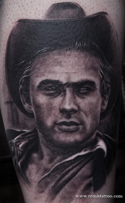 James Dean Portrait Tattoo by Remis Tattoo: TattooNOW