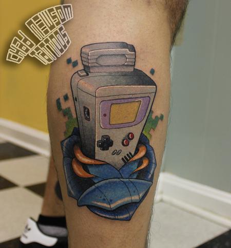 game boy by Chad Newsom: TattooNOW
