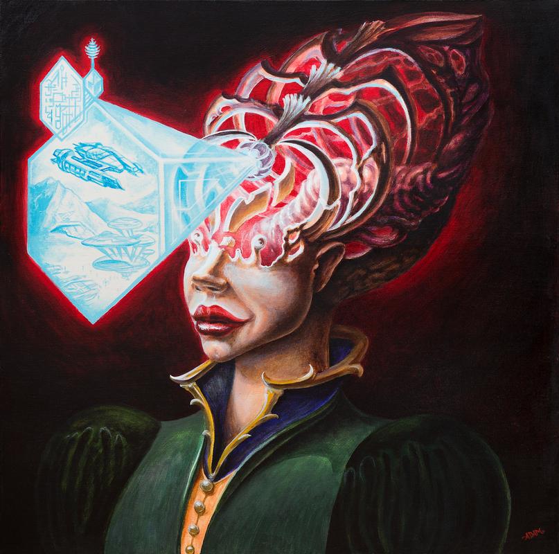 "Miss Pinealia Glandis" by Adam France: TattooNOW