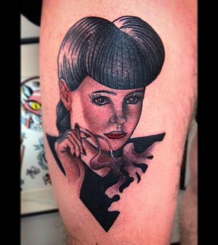 Rachel from Blade Runner by Chris Winsor: TattooNOW