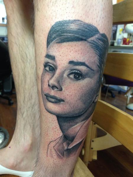 Audrey Hepburn by Edward Lee: TattooNOW