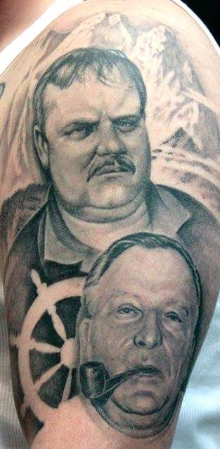 Father and grandfather portraits by Edward Lott: TattooNOW