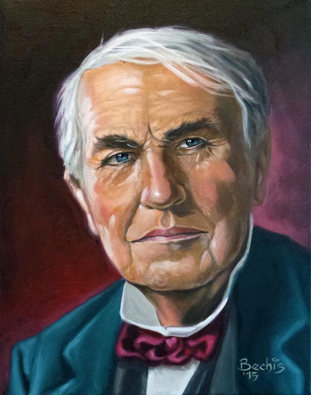 Thomas Edison by Ettore Bechis: TattooNOW