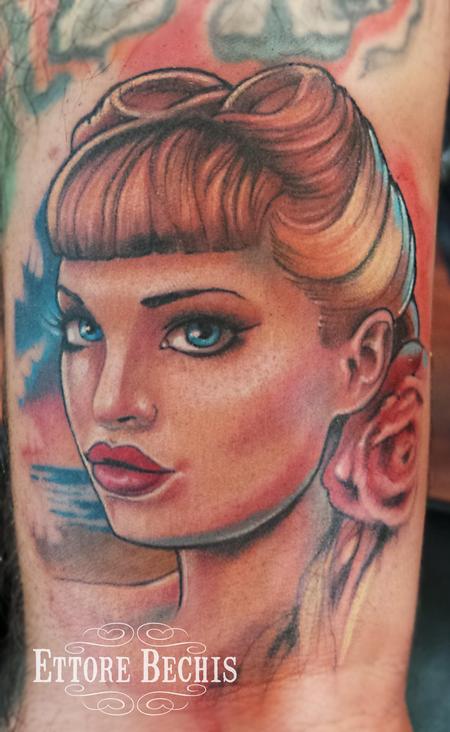 Pin Up by Ettore Bechis: TattooNOW