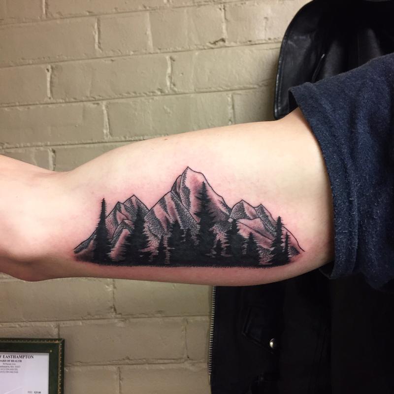 Tree Landscape Tattoos