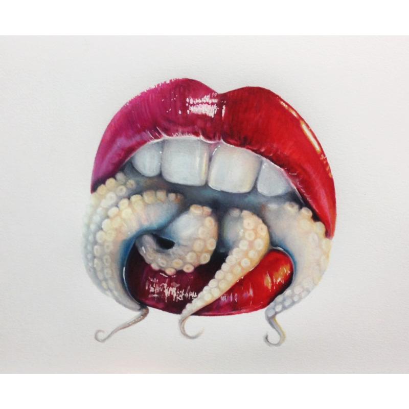 Octopus mouth by Haylie Erin: TattooNOW
