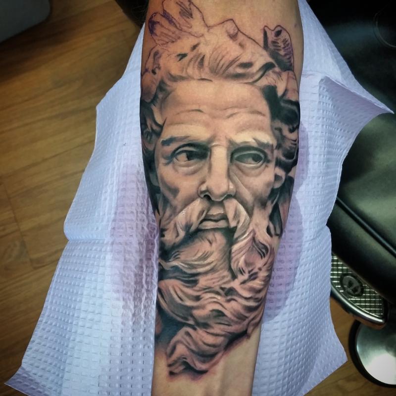 poseidon by Mike Romasco: TattooNOW