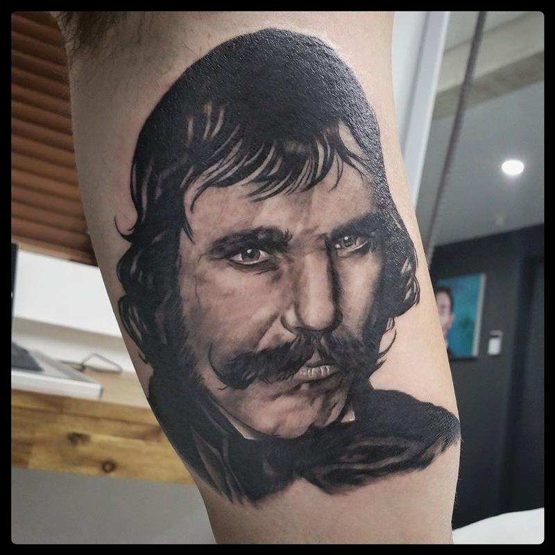 bill the butcher portrait by Vanessa Rodriguez: TattooNOW