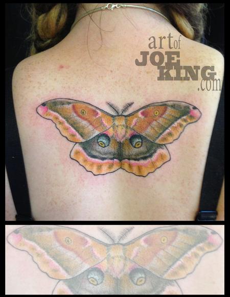 Polyphemus Moth by Joe King: TattooNOW
