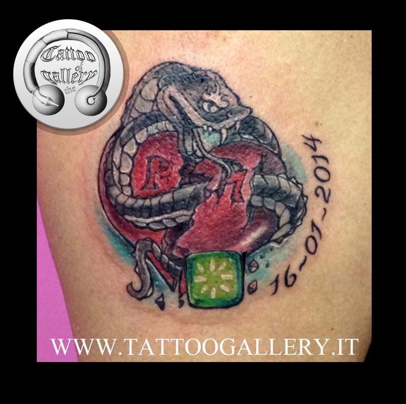Tattoo serpente, snake tattoo by Resident Artist Maura Bisacchi: TattooNOW