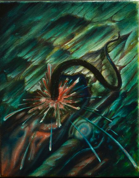 Beautiful creation for destruction oil painting by Andre Cheko: TattooNOW