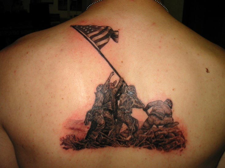 Patriotic Army Tattoos