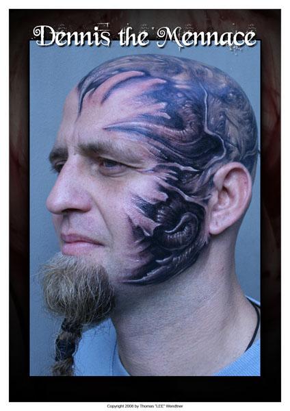 Full Face Tattoo by Tommy Lee Wendtner: TattooNOW
