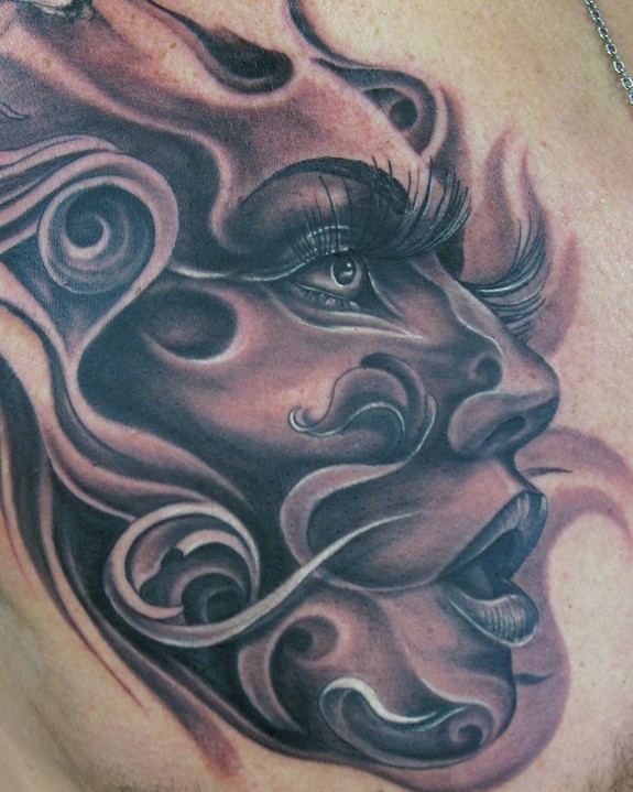 bio face by Tony Mancia: TattooNOW
