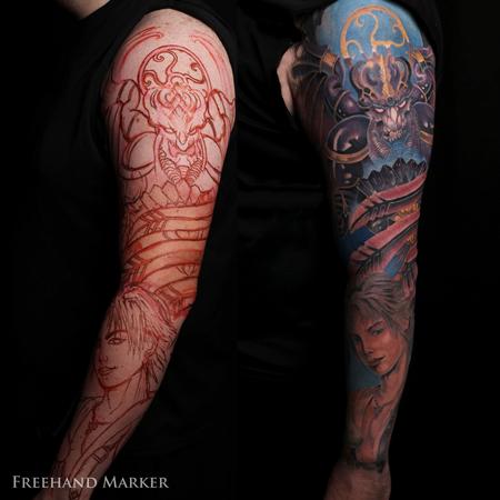 Final Fantasy X Tattoo by Gabriel Tenneson: TattooNOW