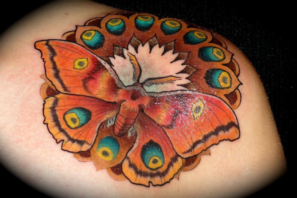 moth mandala by Ben Merrell: TattooNOW